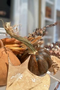 Beautiful Patina Pumpkins for Fall Using Metal Paint - WM Design House