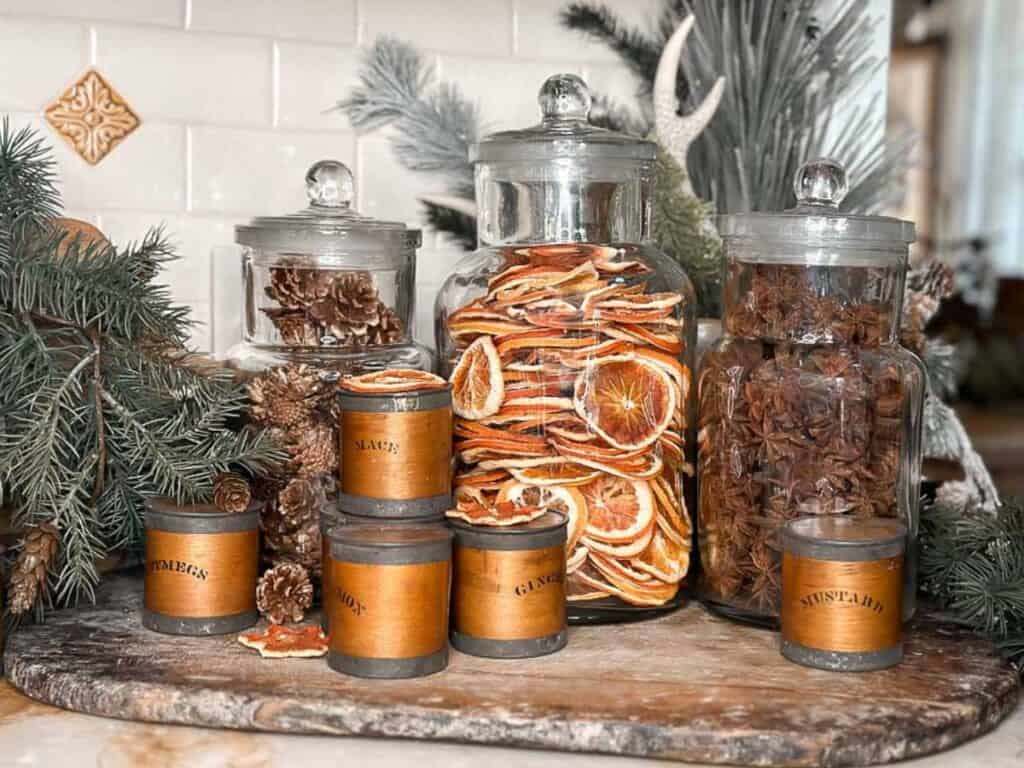 How to use Apothecary Jars with Candy to decorate