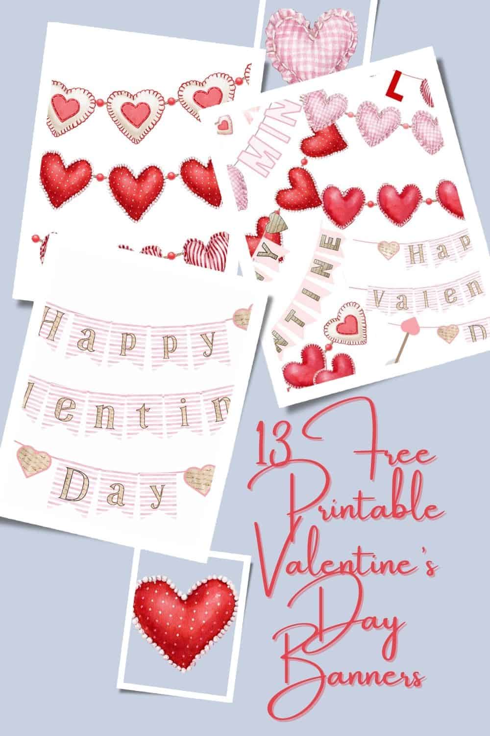 13 + FREE Printable Happy Valentine's Day Banners