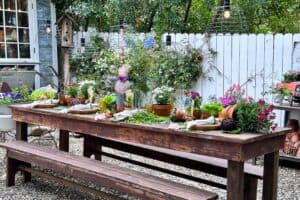 How to Create a Beautiful Garden Party Tablescape for Summer - WM ...