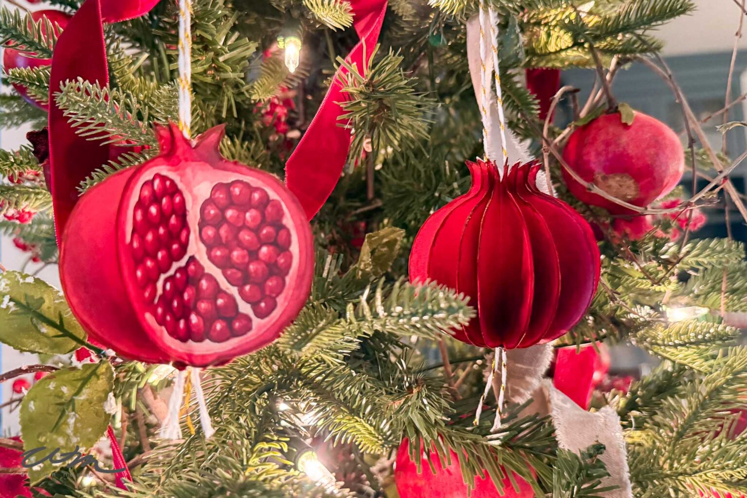 Pomegranate Christmas Tree: Beautiful & Unique Holiday Style